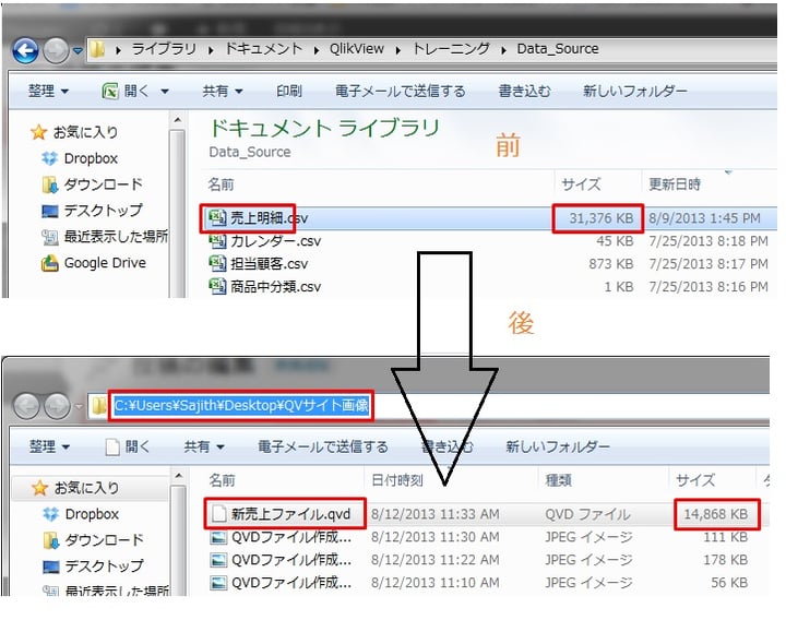 QlikViewのQVDファイルの作成方法