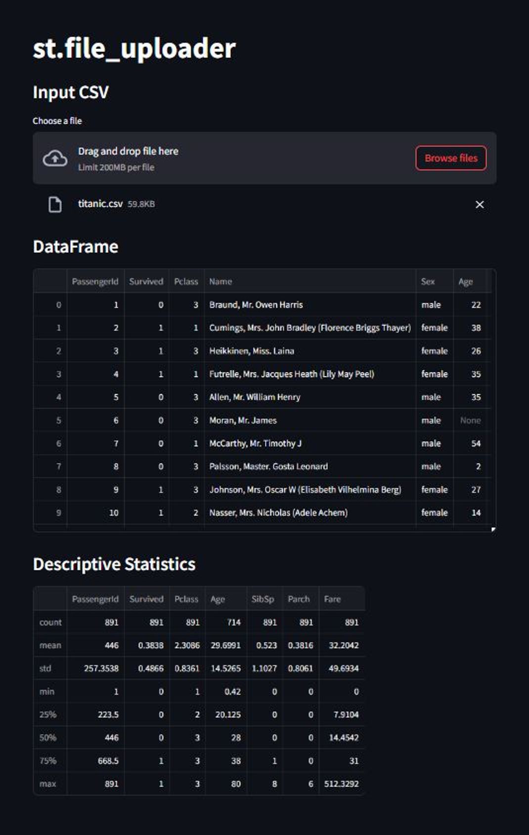 #30DaysOfStreamlit Day18 st.file_uploader