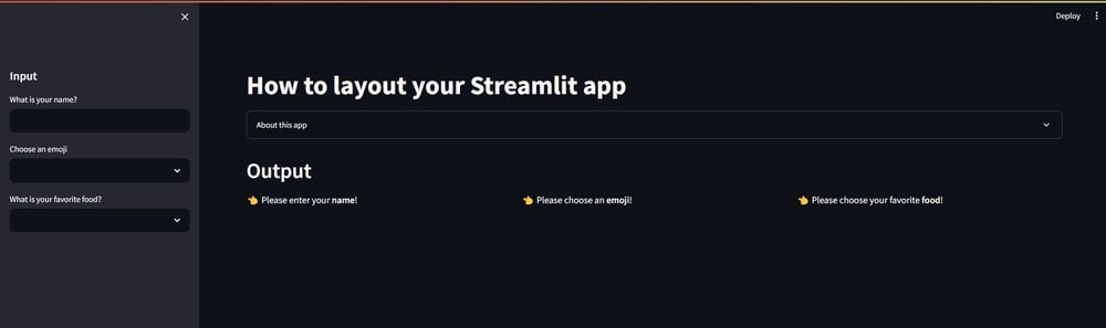 #30DaysOfStreamlit Day19 Streamlitアプリケーションのレイアウト