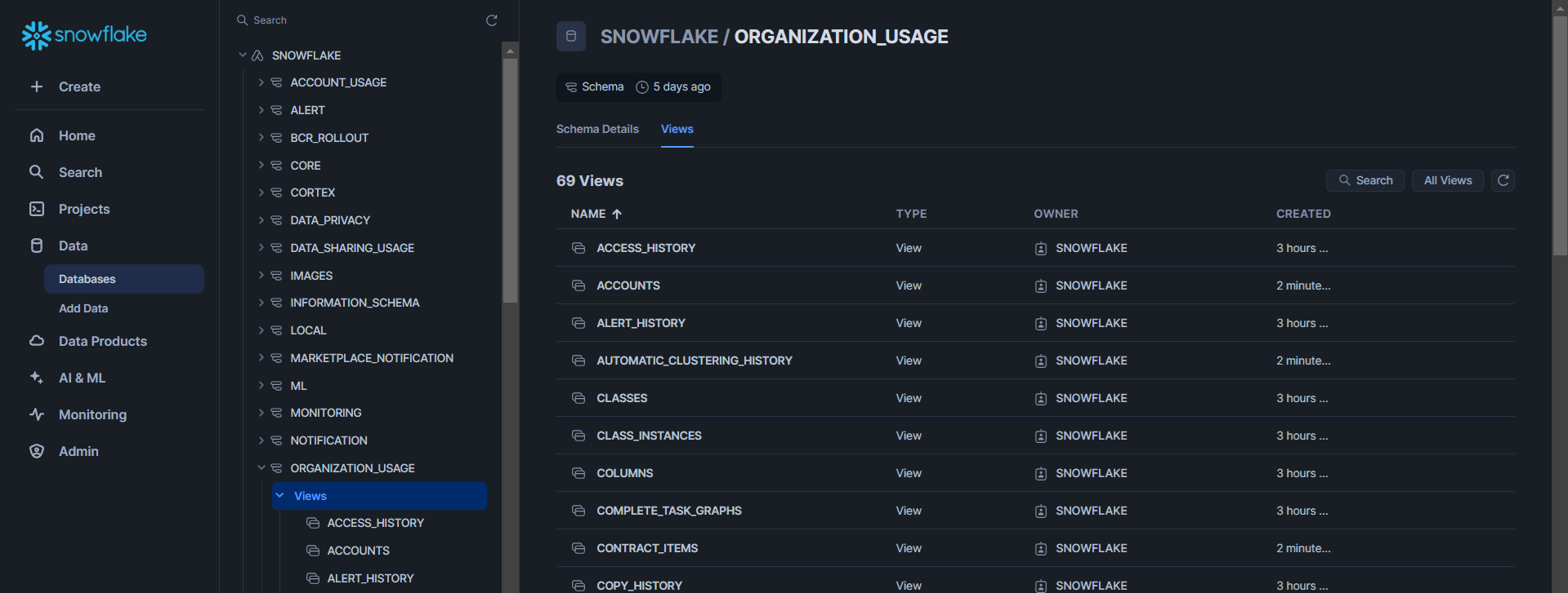 【Snowflake】組織アカウント作ってみた